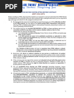 FTRC Review Center Enrollment Contract | PDF | Justice | Crime & Violence
