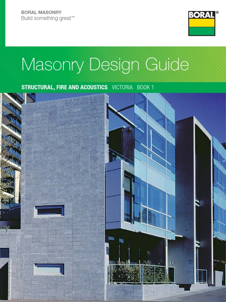 Masonry Design Guide | PDF | Masonry | Concrete