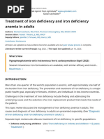Calculating Iron Deficit with Ganzoni's Formula | PDF