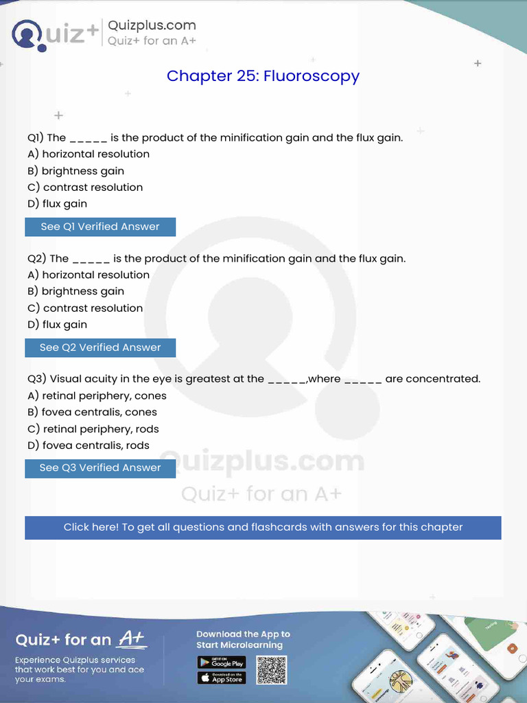 The Is The Product of The Minification Gain and The Flux Gain | PDF