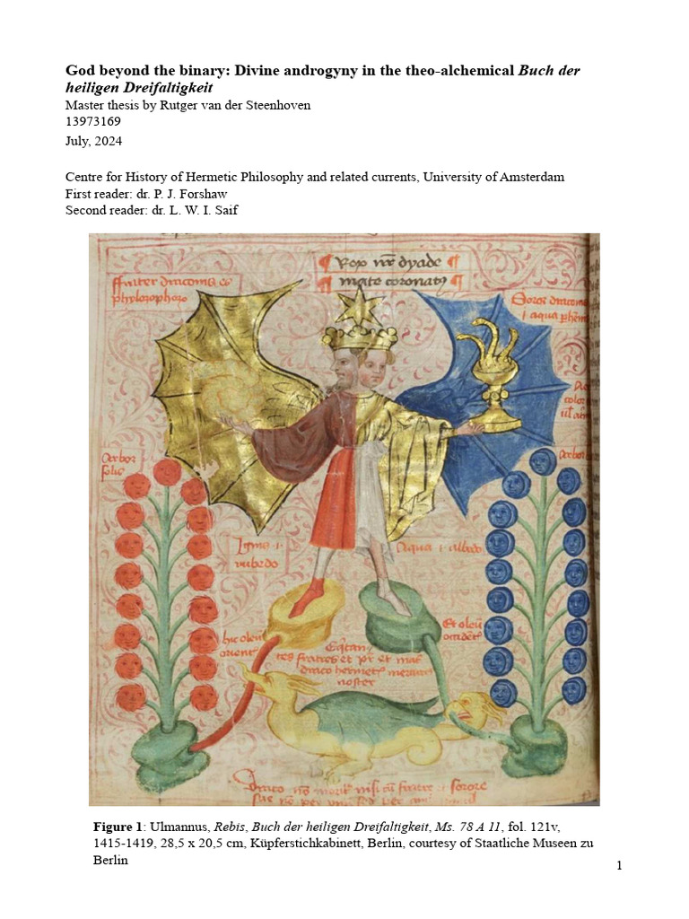 God Beyond The Binary Divine Androgyny I | PDF