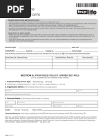 Singlife B90 Application Declaration | PDF