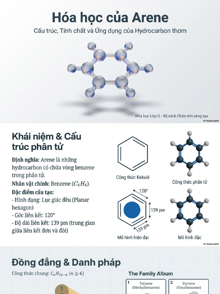 Arene Chemistry Structure Properties Applications | PDF