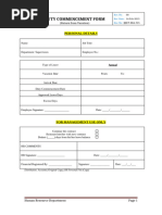Duty Resumption Form Template | PDF