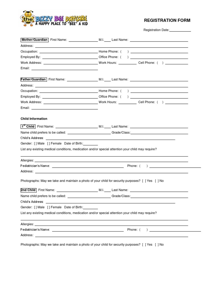 Registration Form | PDF | Photograph | Gender