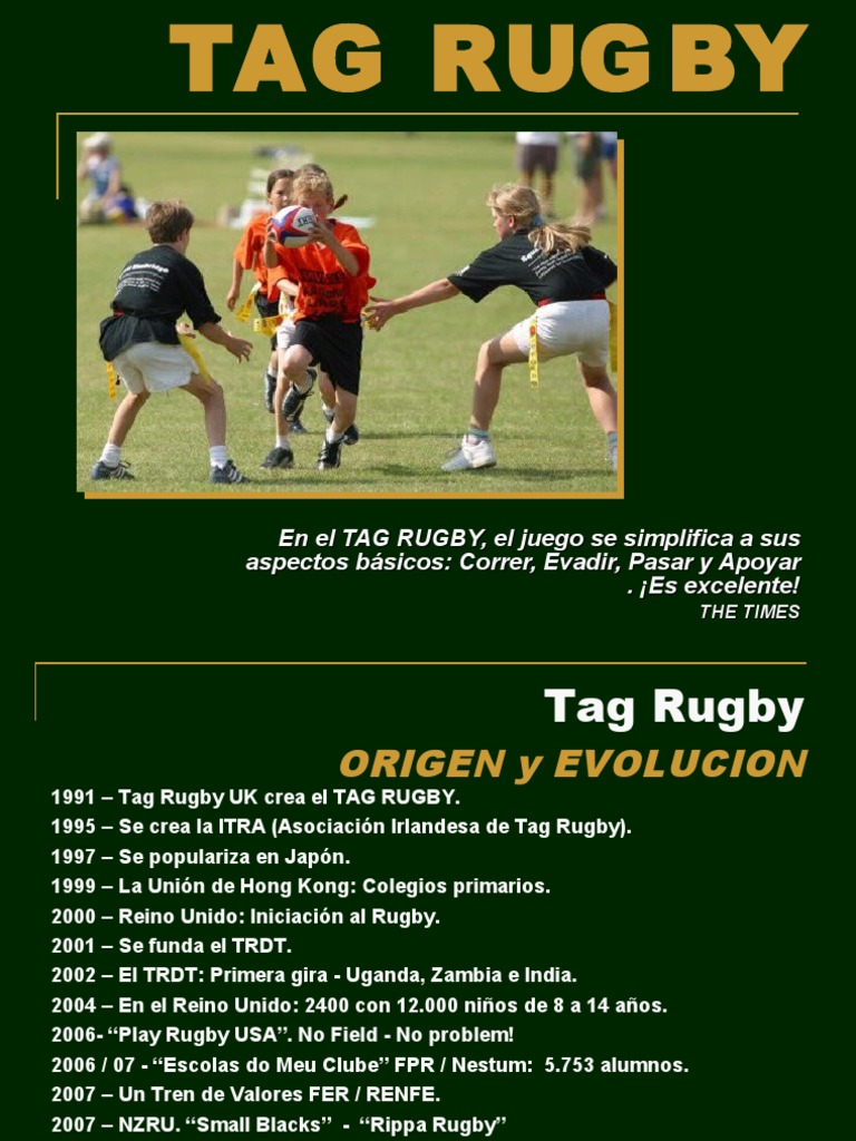 Tag Rugby | PDF | Fútbol rugby | Equipo deportivo