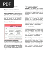 Assurance vs Non-Assurance Services | PDF | Audit | Evidence