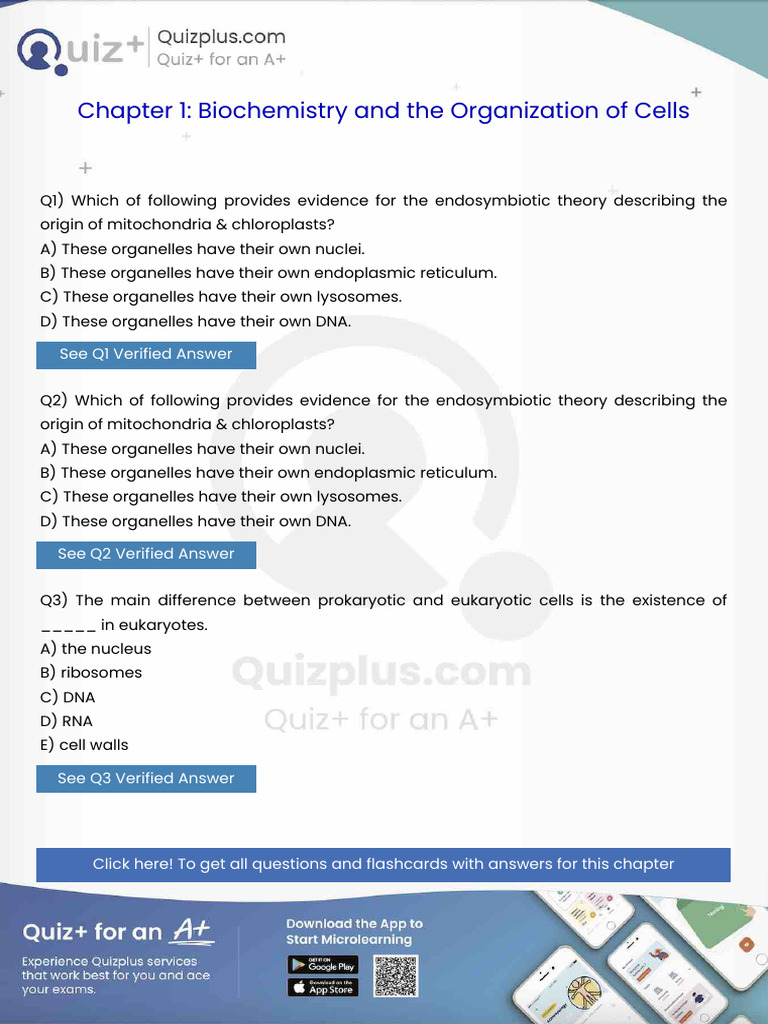 Which of Following Provides Evidence For The Endosymbiotic Theory ...