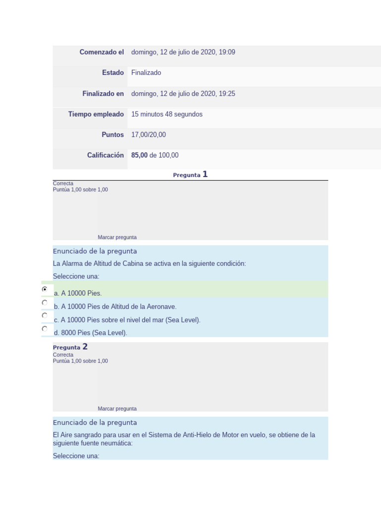 Recurrent B737 CL Test | PDF | Aeroespacial | Ingeniería mecánica