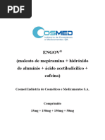Bula do Cefaliv: Indicações e Composição | PDF | Enxaqueca | Cafeína