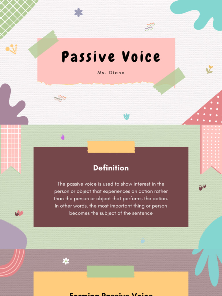 Passive Voice Presentation | PDF