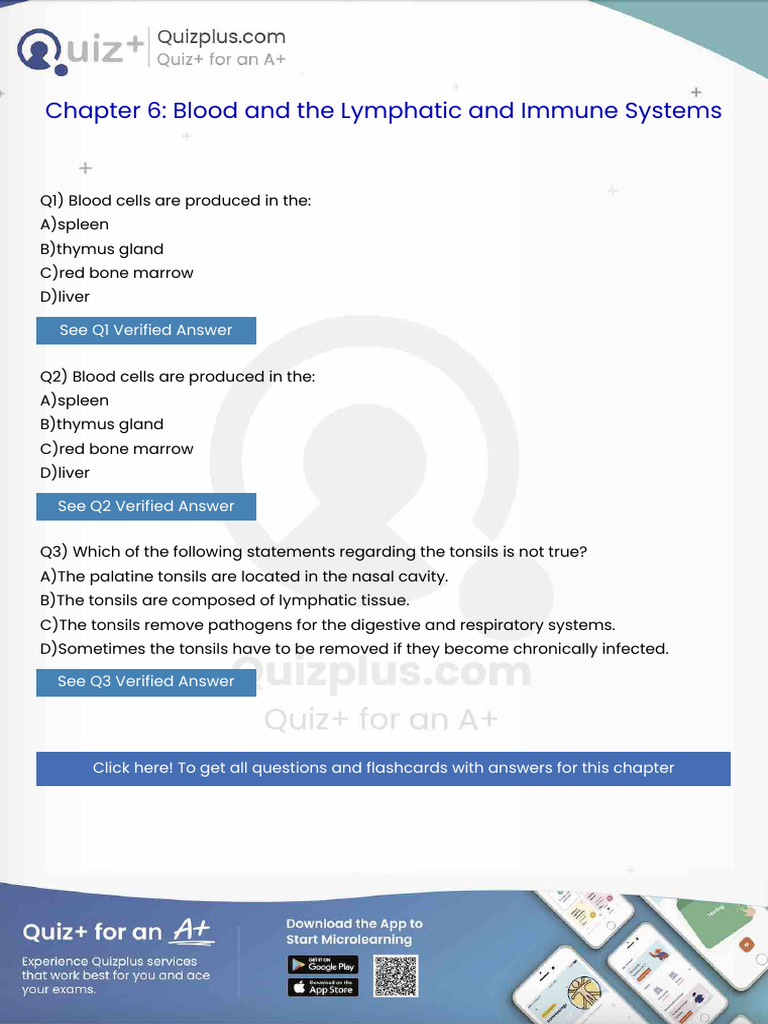 Blood Cells Are Produced in The | PDF | Medical Specialties | Organ ...