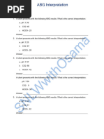 ROME Method for ABG Interpretation | PDF | Physiology | Medical Emergencies