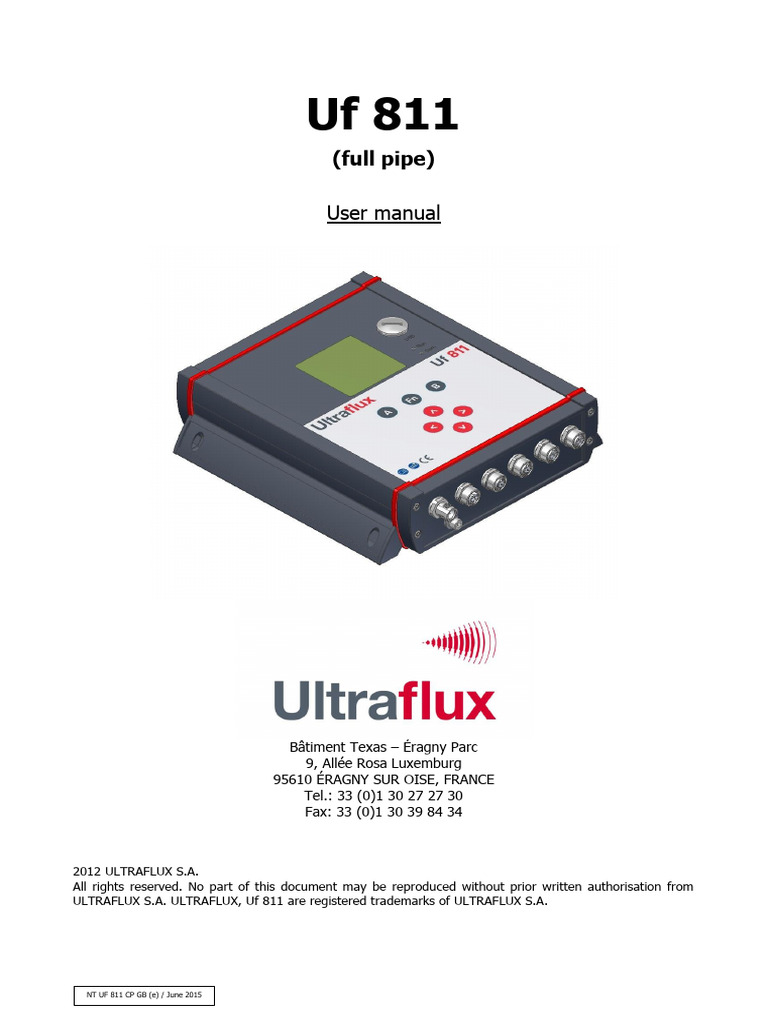 Ficha Tecnica NT UF 811 CP - GB | PDF