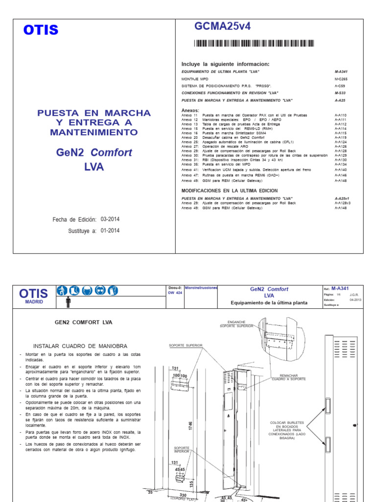 Manual Gen2 Otis DOC-20250327-WA0007. | PDF | Tecnología de información ...