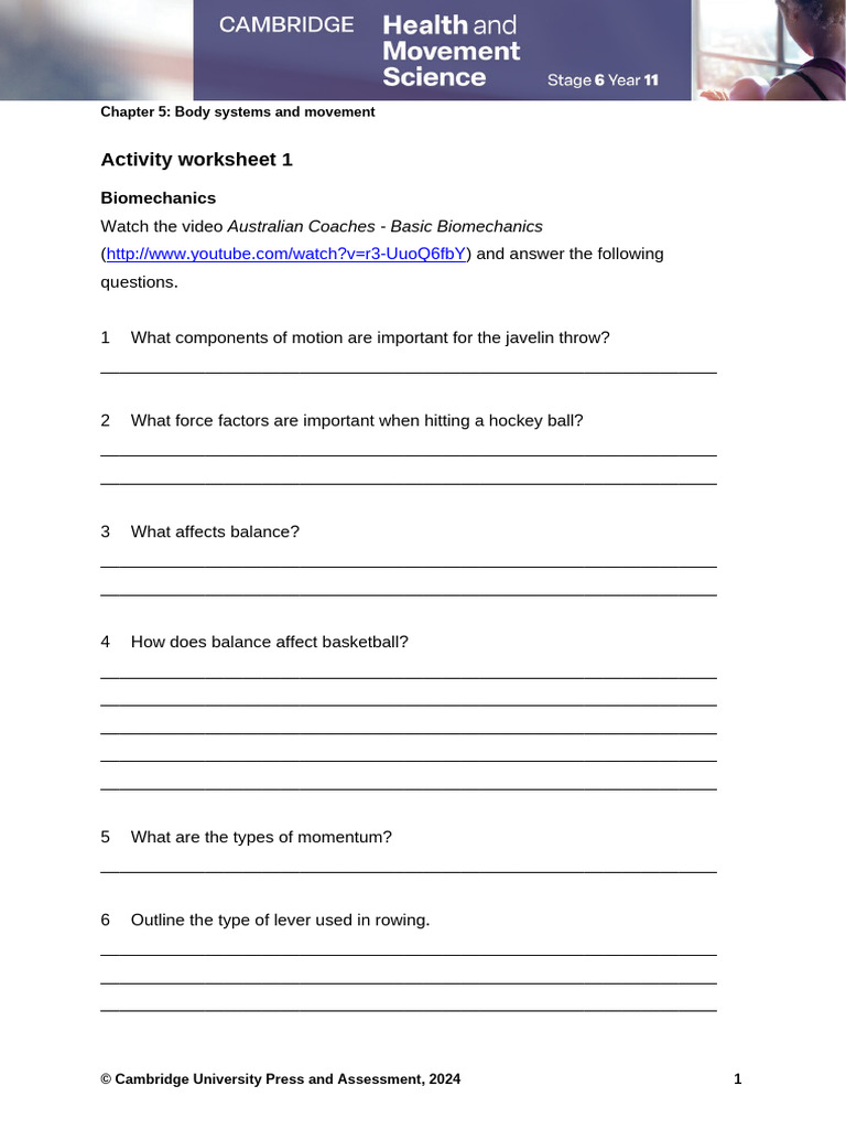 Chapter 5 Worksheet Activities | PDF | Heart Rate | Aerobic Exercise