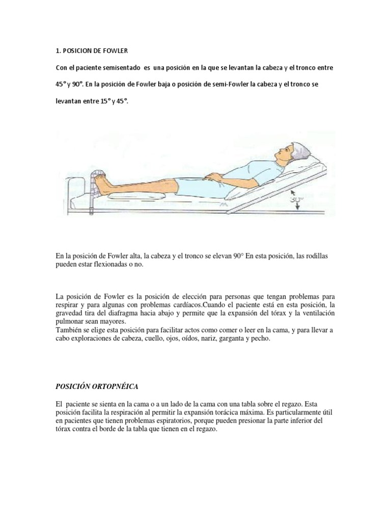 Posiciones Del Paciente | PDF | Rodilla | Pelvis