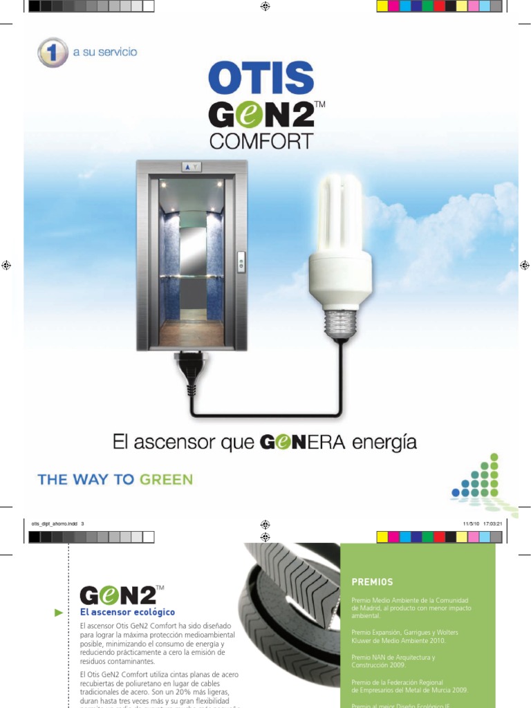 Eficiencia Energética del Ascensor Otis GeN2 | PDF | Ascensor | Diodo ...
