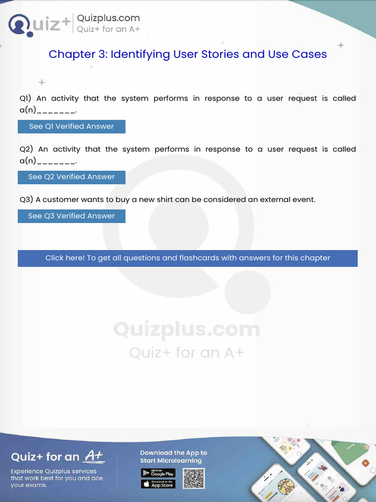 An Activity That the System Performs in Response to a User Request is ...