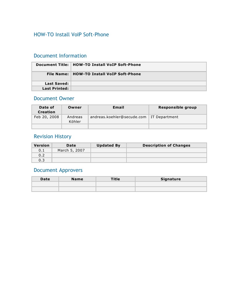 PhonerLite VoIP Softphone Installation Guide | PDF | Voice Over Ip ...