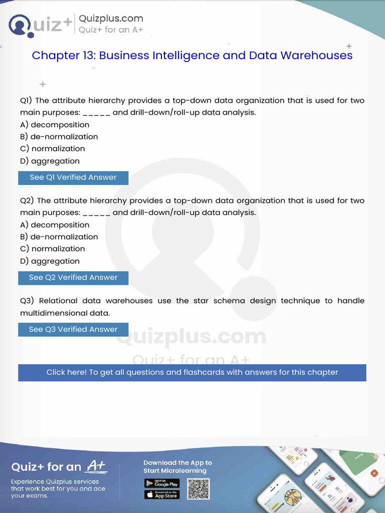 The Attribute Hierarchy Provides a Topdown Data Organization That is ...