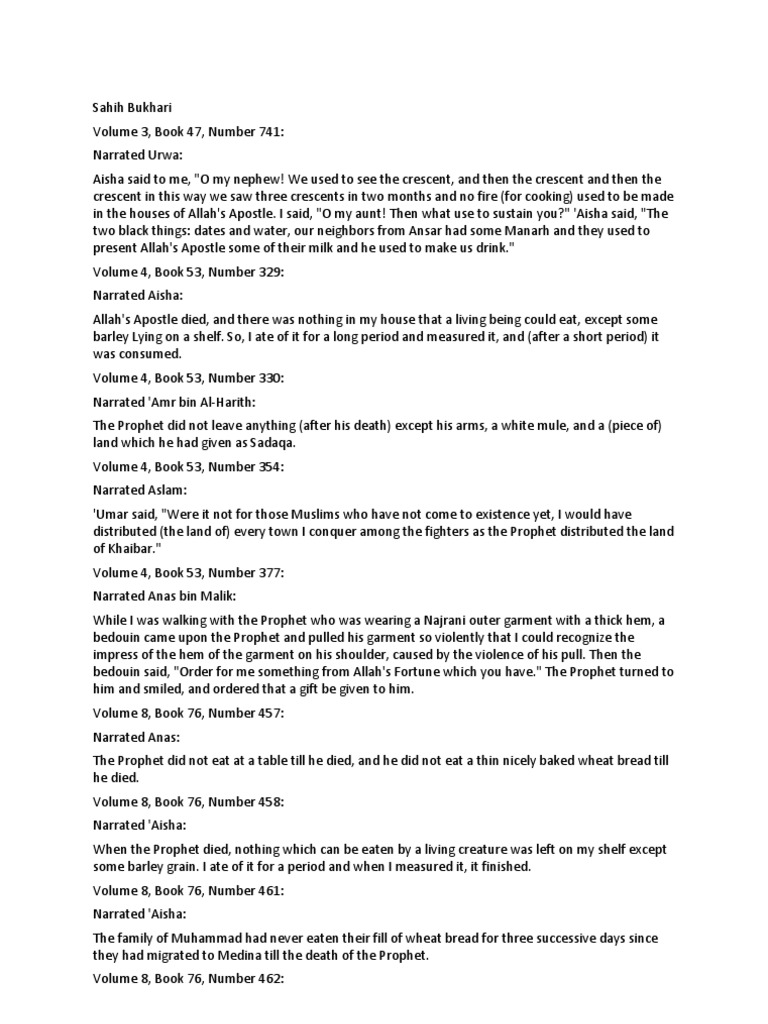 Zuhd of The Prophet | PDF | Muhammad | Prophets And Messengers In Islam