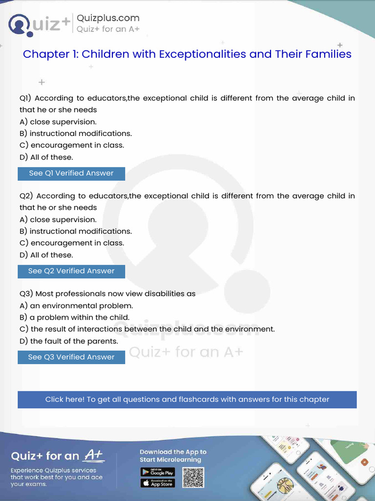 According To Educatorsthe Exceptional Child Is Different From The ...