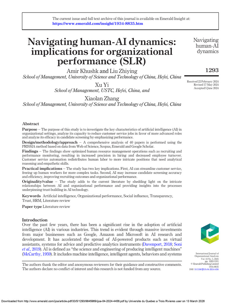 Khushk Et Al. 2025 | PDF | Artificial Intelligence | Intelligence (AI ...