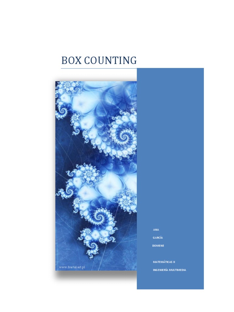 Box Counting | PDF | Fractal | Dimensión