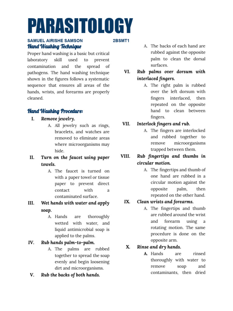 Parasit Transes - For Print | PDF | Hand | Hand Washing