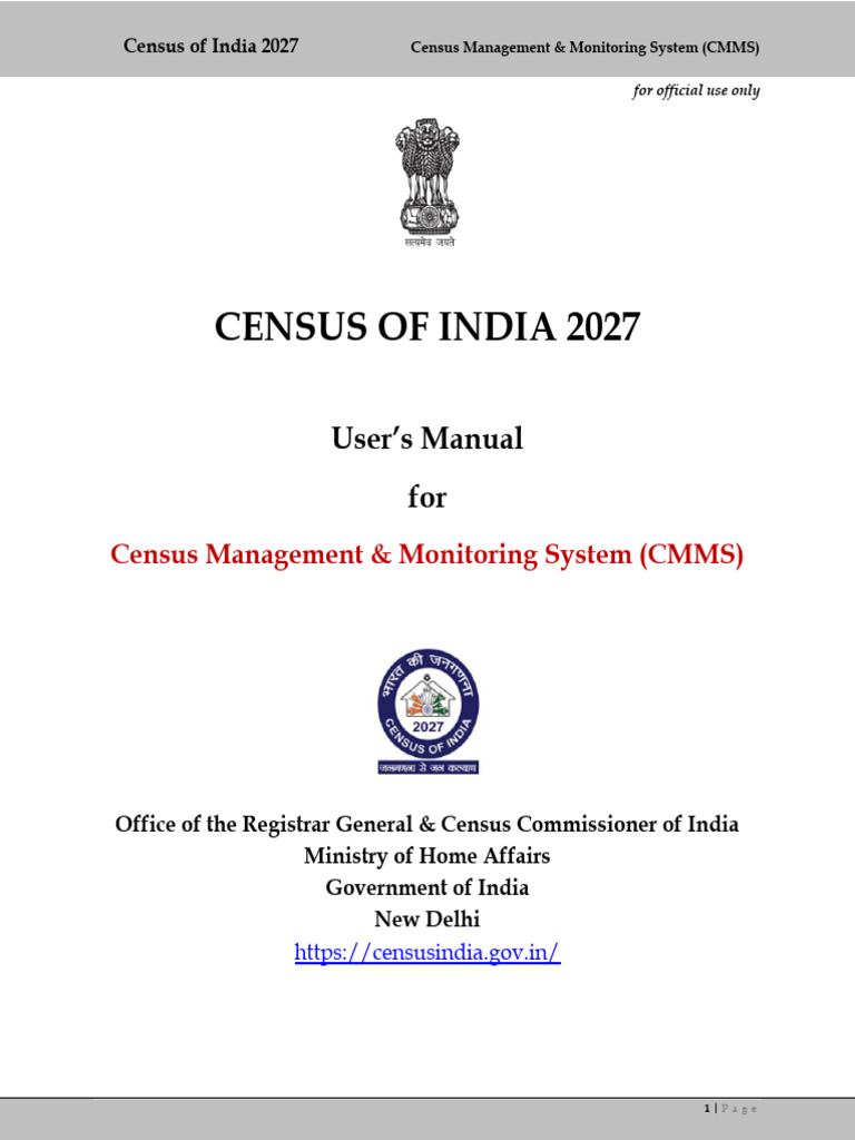 CMMS Manual English | PDF | Census | Password