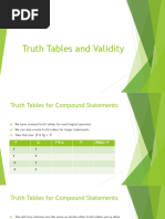Validating Arguments with Truth Tables | PDF | Argument | Logical ...