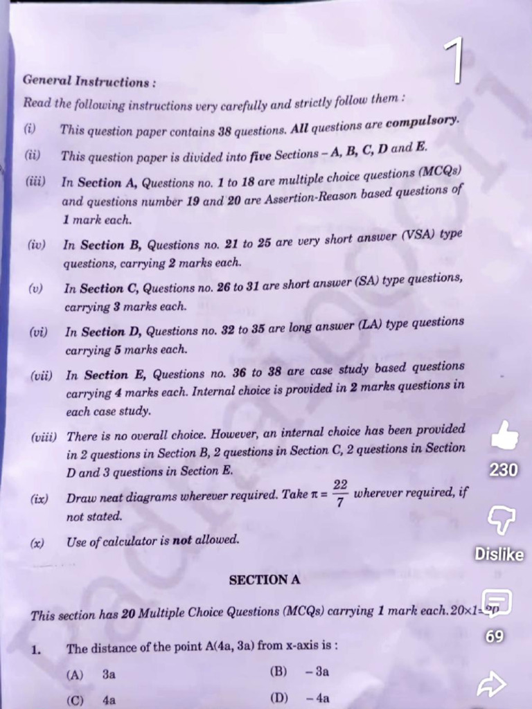 Set 3 Cbse 10 Board Exam | PDF | Area | Circle