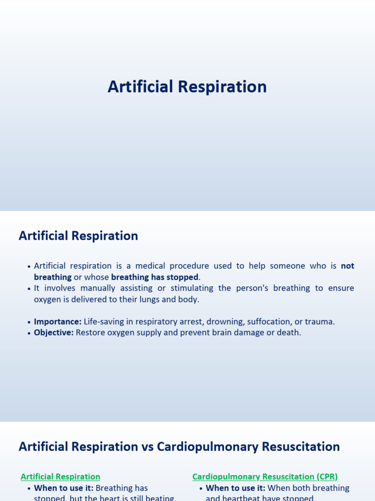 Artificial Respiration - PPTX 20260327 202121 0000 | PDF ...