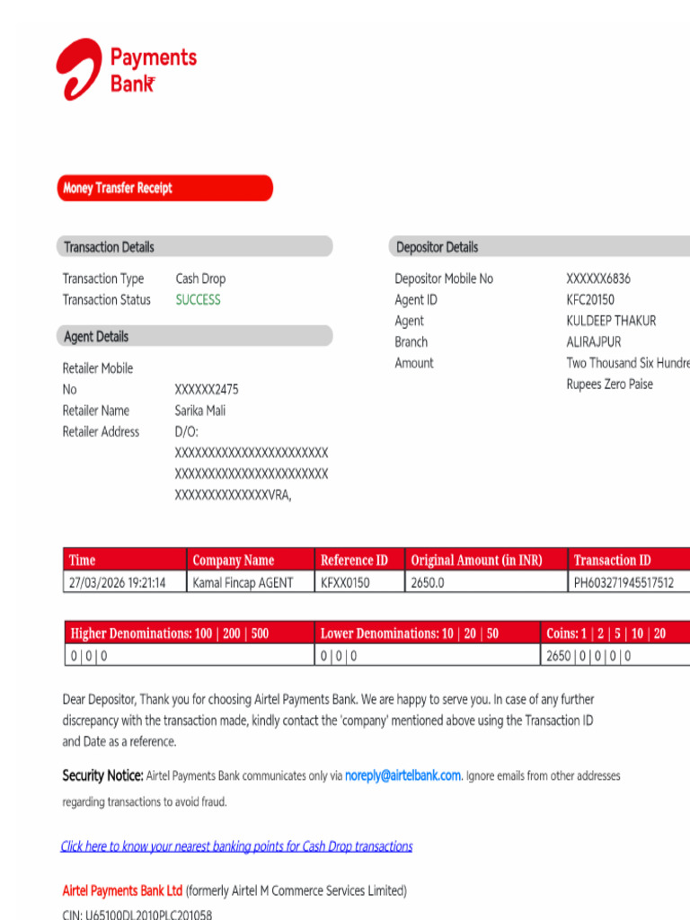 Reciept | PDF