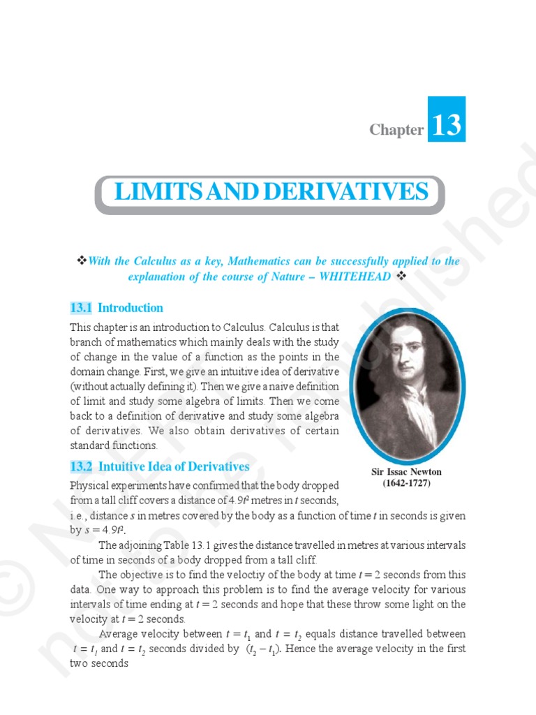 Limits and Derivatives | PDF | Derivative | Sine