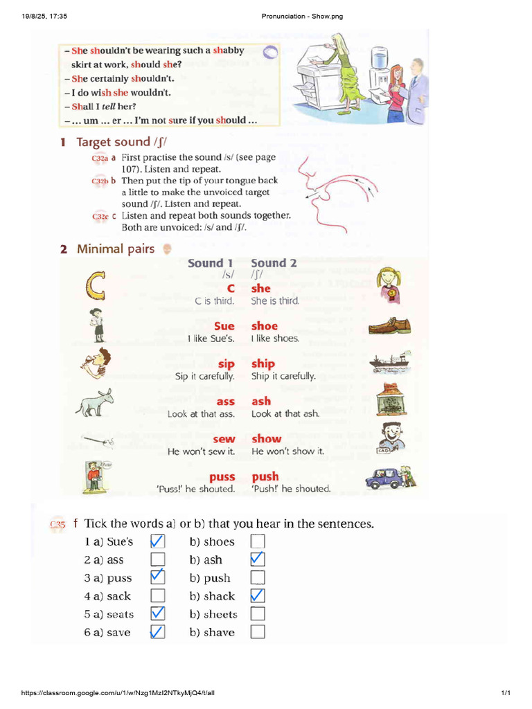 Pronunciation - Show - PNG | PDF