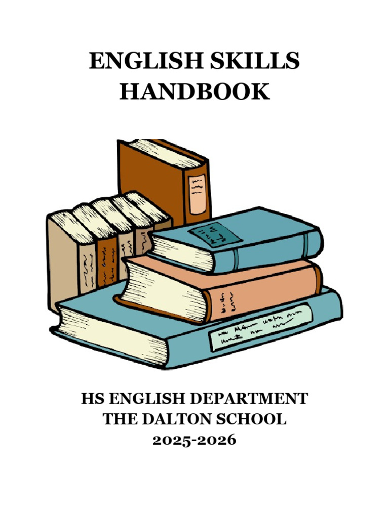 English Skills Handbook 2025-2026 | PDF | Essays | Ellipsis