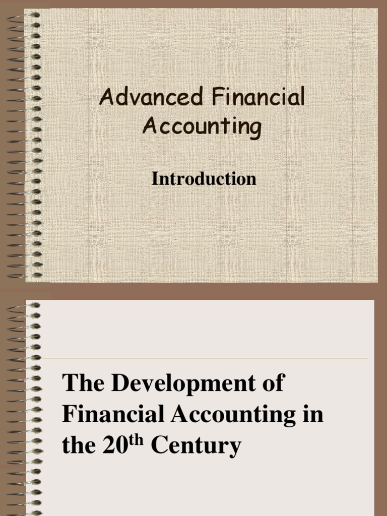 Advanced Financial Accounting | PDF | Financial Statement | Balance Sheet