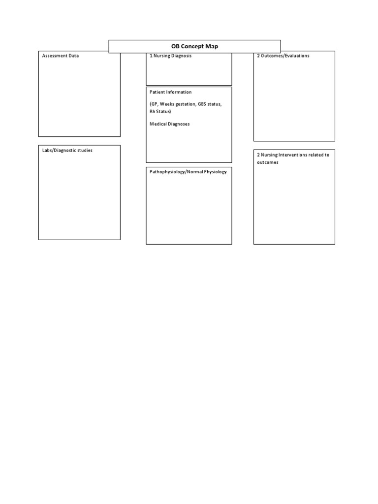 OB Concept Map Example | PDF