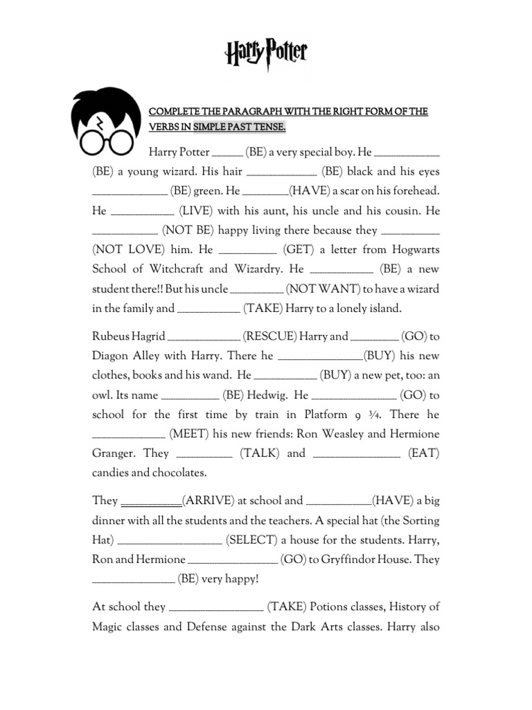 Copia de 4 - Harry Potter - Reading Practice | PDF