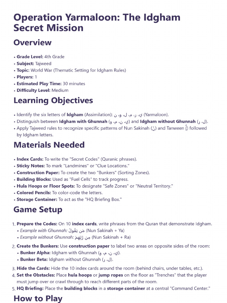 Educational Game World War Scavenger Hunt | PDF