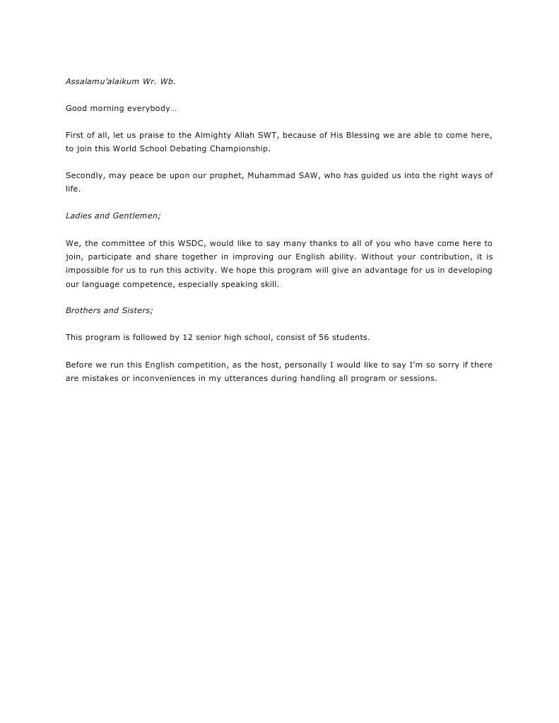 My Speech | PDF