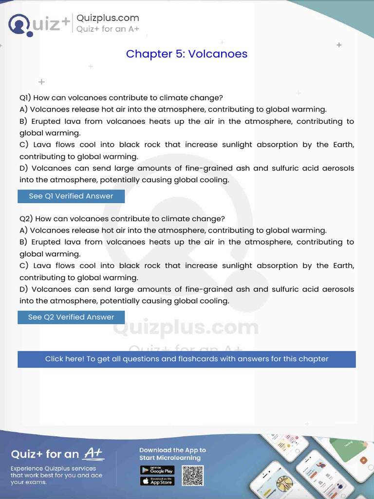 How Can Volcanoes Contribute To Climate Change | PDF | Volcano | Plate ...