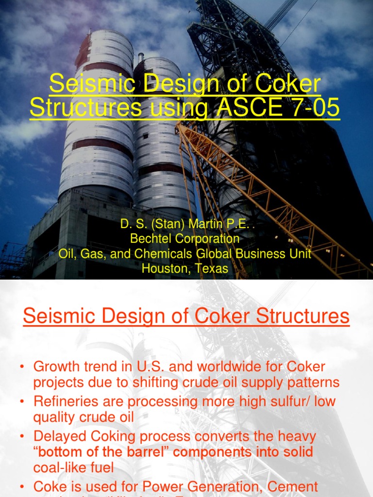 Seismic Design for Coker Structures | PDF | Industries | Engineering