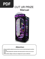Claw Machine Operation Manual | PDF | Ac Power Plugs And Sockets ...