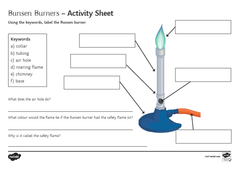 Bunsen Burner - Practice Paper | PDF