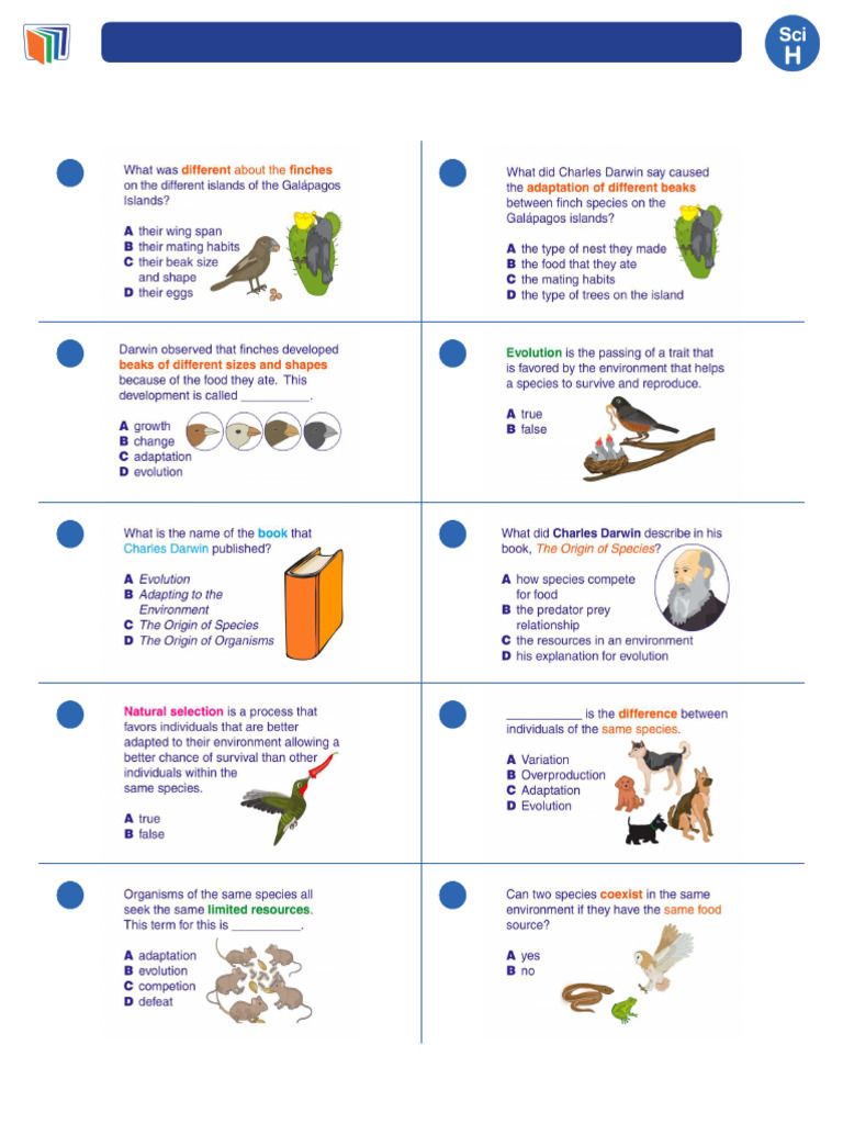 Worksheet Science Grade 8 The Evolution and Interaction of Living ...