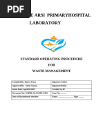 Laboratory Waste Management SOP | PDF | Waste | Laboratories