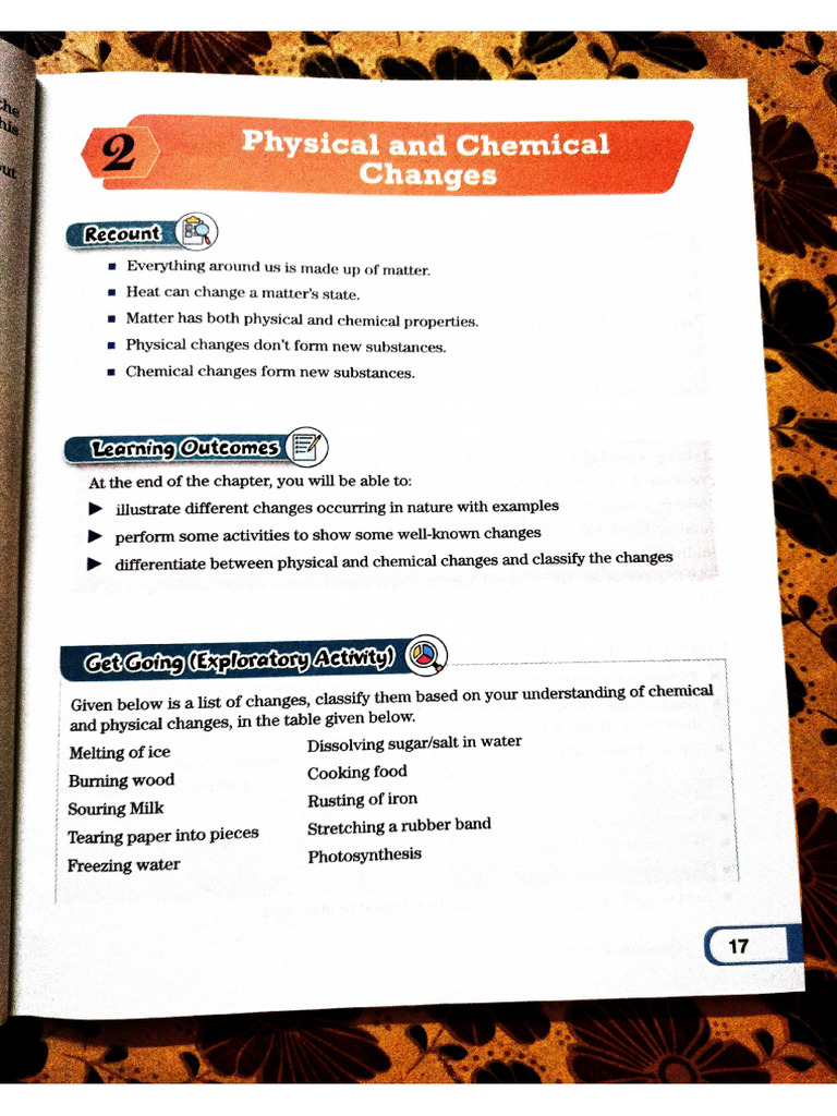 Physical & Chemical Change - Ambros - VIII - Chemistry | PDF